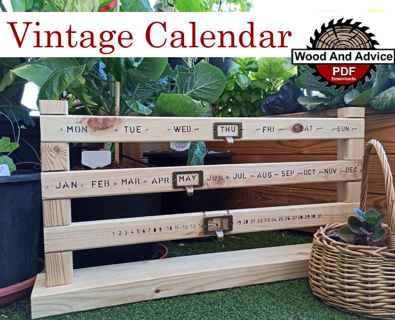 The Farmhouse Calendar, DIY Farmhouse Calendar Digital Plans, Farmhouse ...