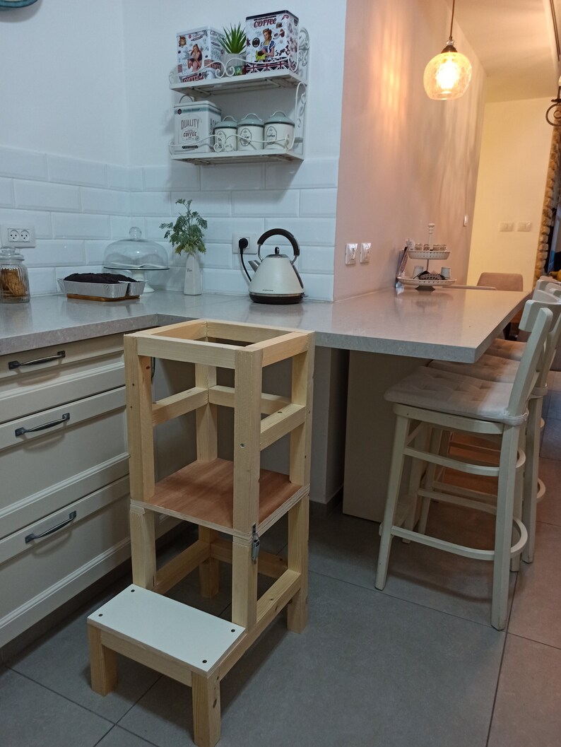 Kitchen Learning Stool Plan/kitchen Stand Plan/little Chef Stool Plan ...