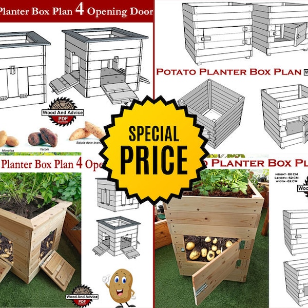 Potato Planter Box - Etsy