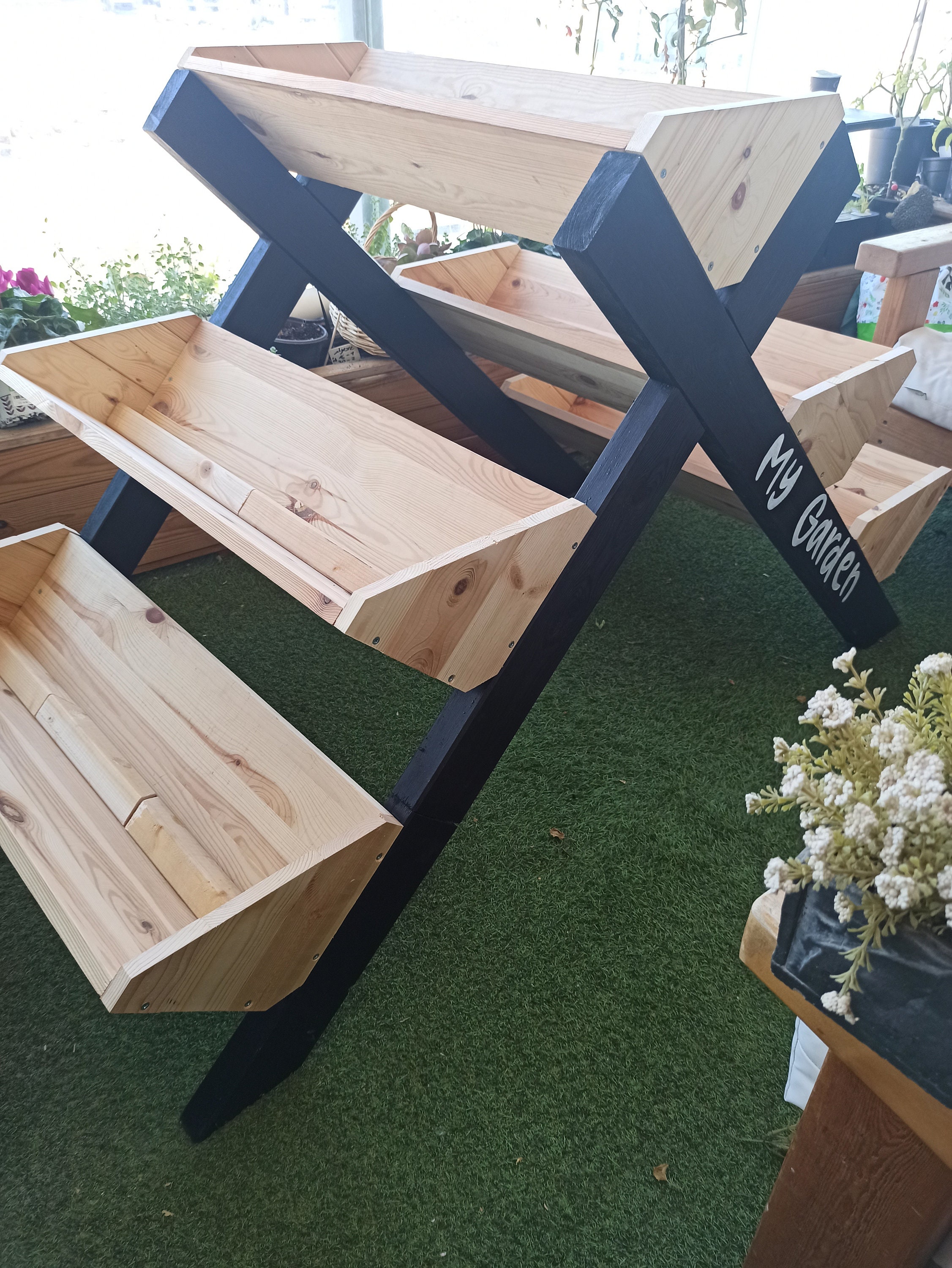 5 Box Tier Planter Plans, Multi-tier Planter, Fence Picket Planter ...