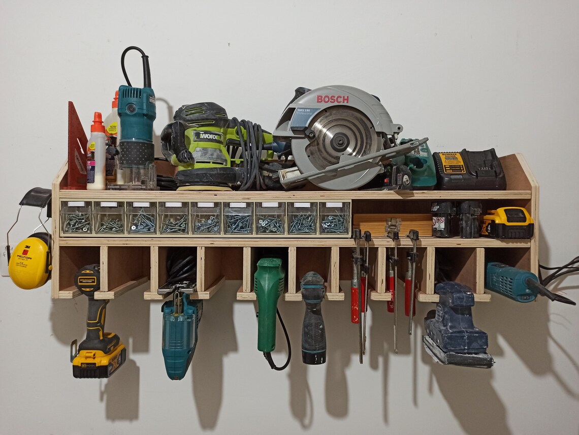 PDF Build Plans Cordless Drill Holder DIY Plans Wall Mounted - Etsy