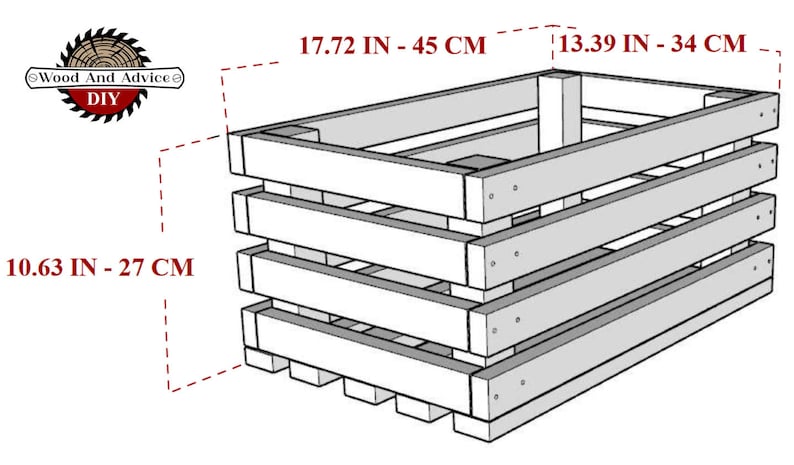 Build Plans for 3 Styles of Crates: 2 Crates AND the Solid End Crate ...