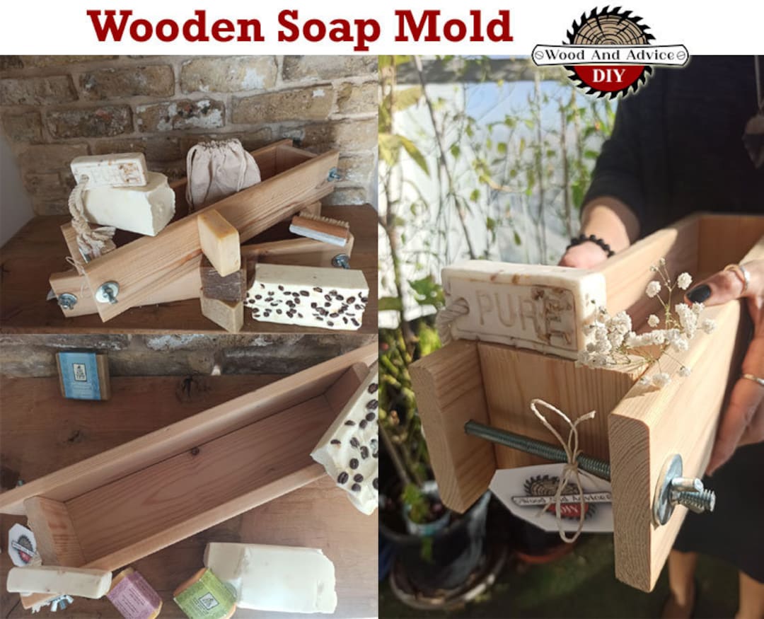 Soap Mold Wooden Soap Mold-ready TO SHIP Traditional Soap Mold- Cold ...