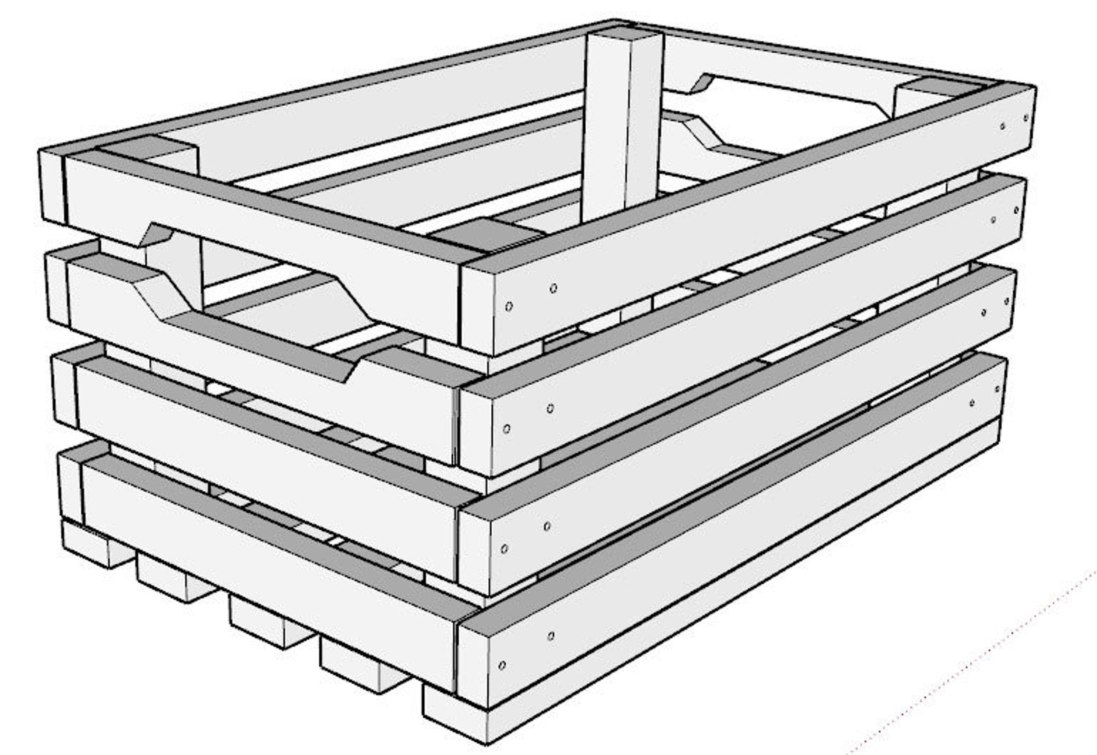 Build Plans for 3 Styles of Crates: 2 Crates AND the Solid End Crate ...
