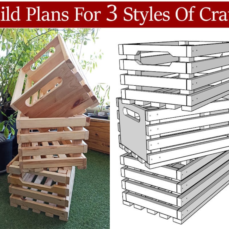 Wooden Apple Crates - Etsy