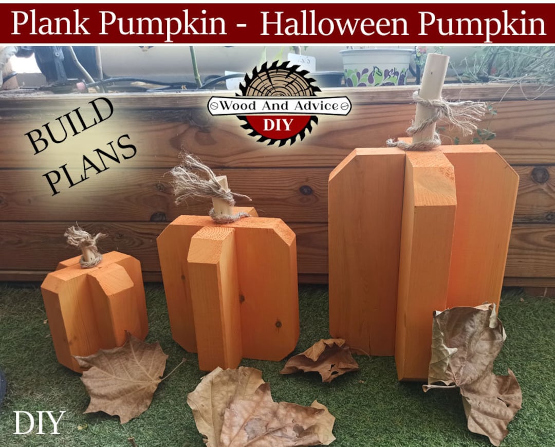 3 Pumpkins, Plank Pumpkin Plans, Pumpkin Plans, Fall Pumpkin Plans ...