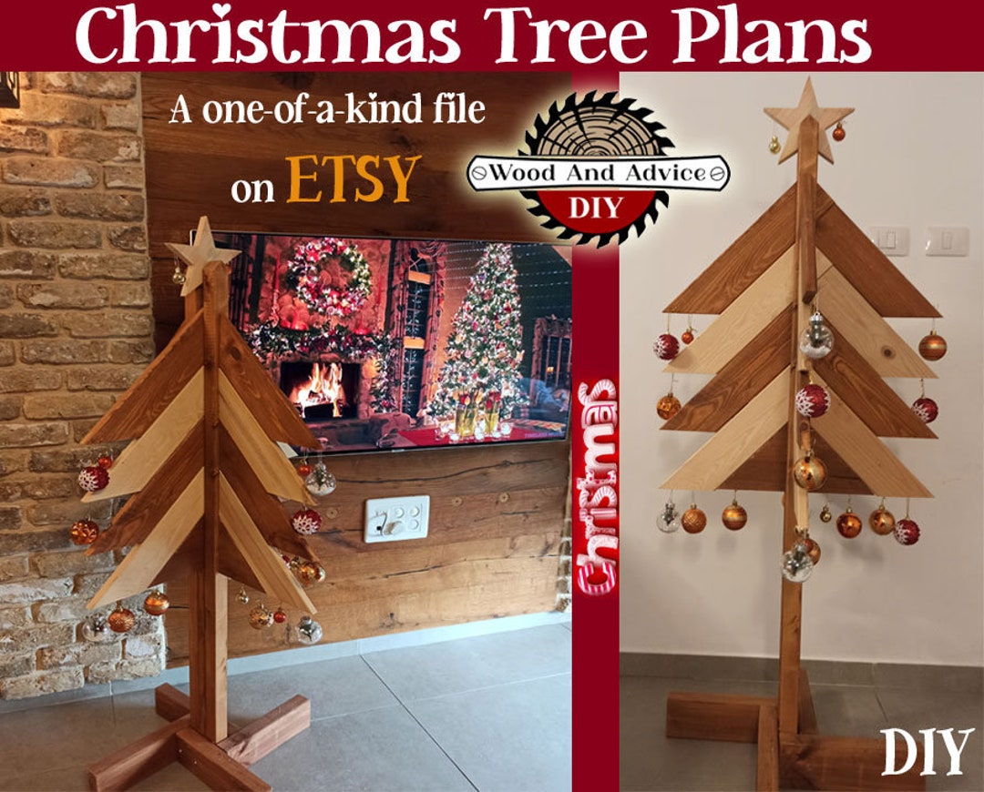 One Picket Decorative Christmas Tree Plans, One Picket Christmas Build ...