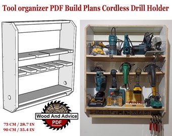 Wall Mounted Drill Holder - Etsy