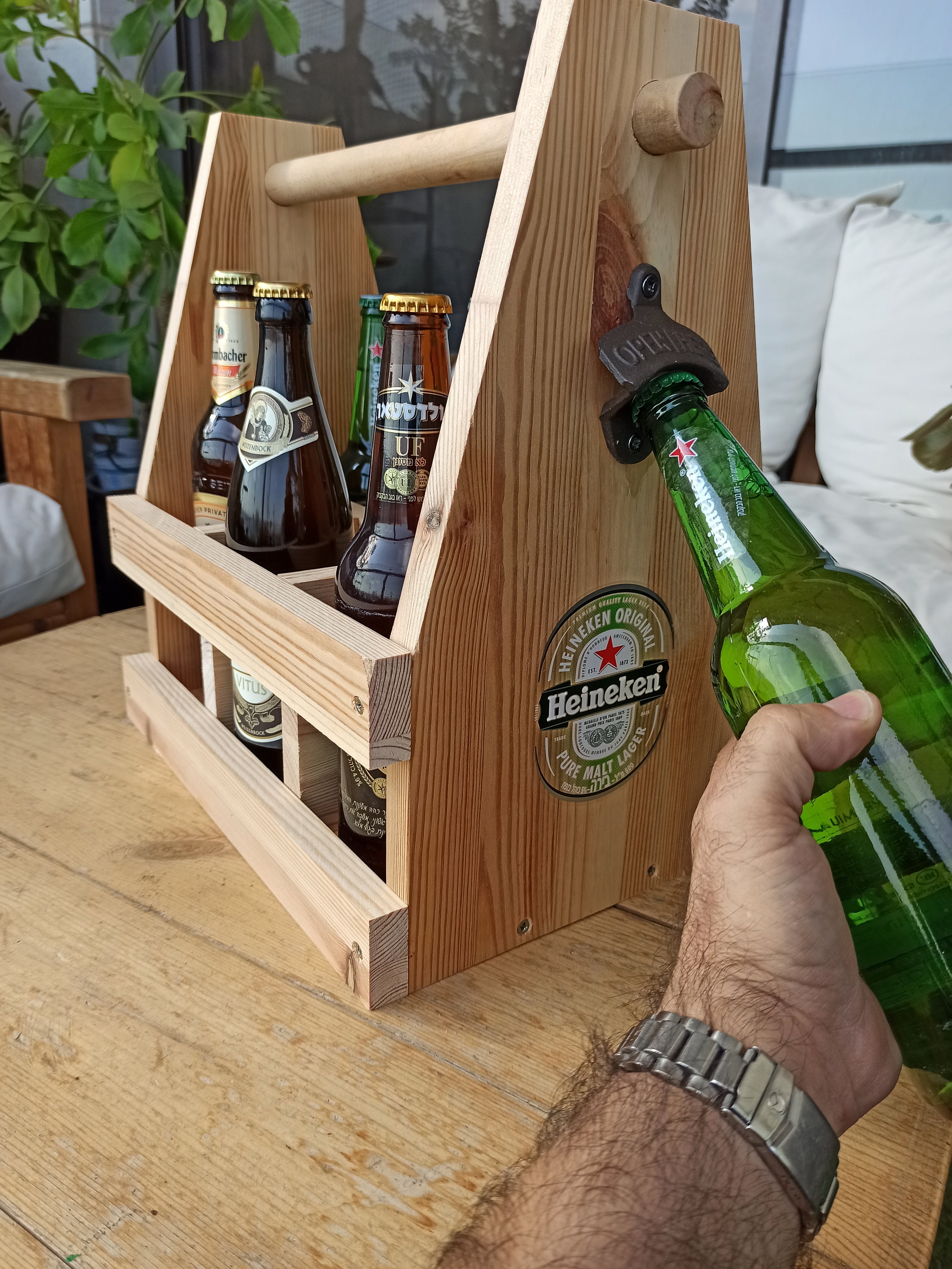 Beer Bottle Crate Plan With Bottle Opener, DIY Box,beer Holder Plan ...