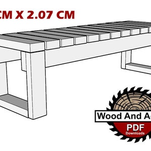 Pool Bench Plan/wood Bench Plan/landscape Bench Plan/garden Bench Plan ...