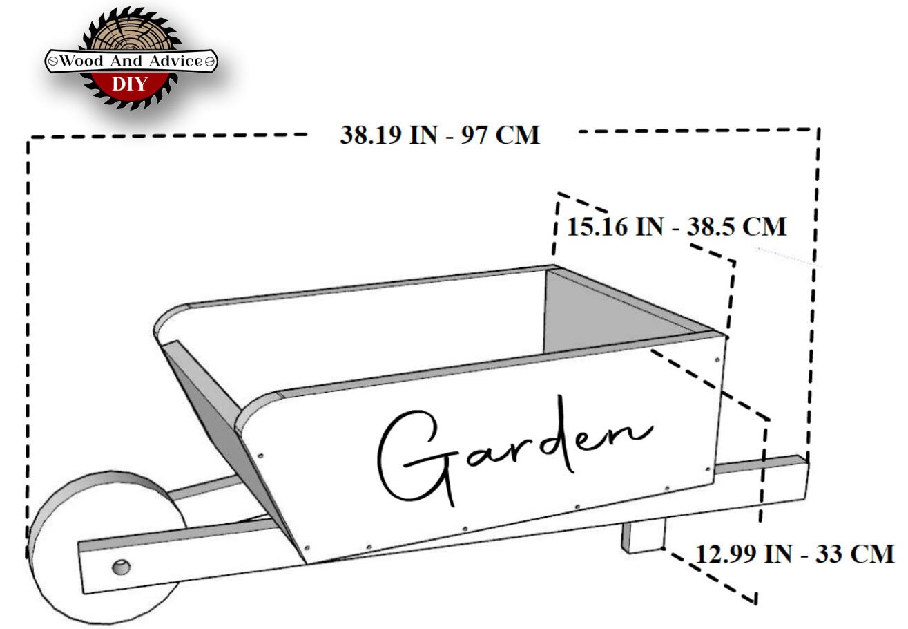 One Fence Picket, Wheelbarrow Planter Plans, Garden Planter Box, Flower Box Plans Flower Bed ...