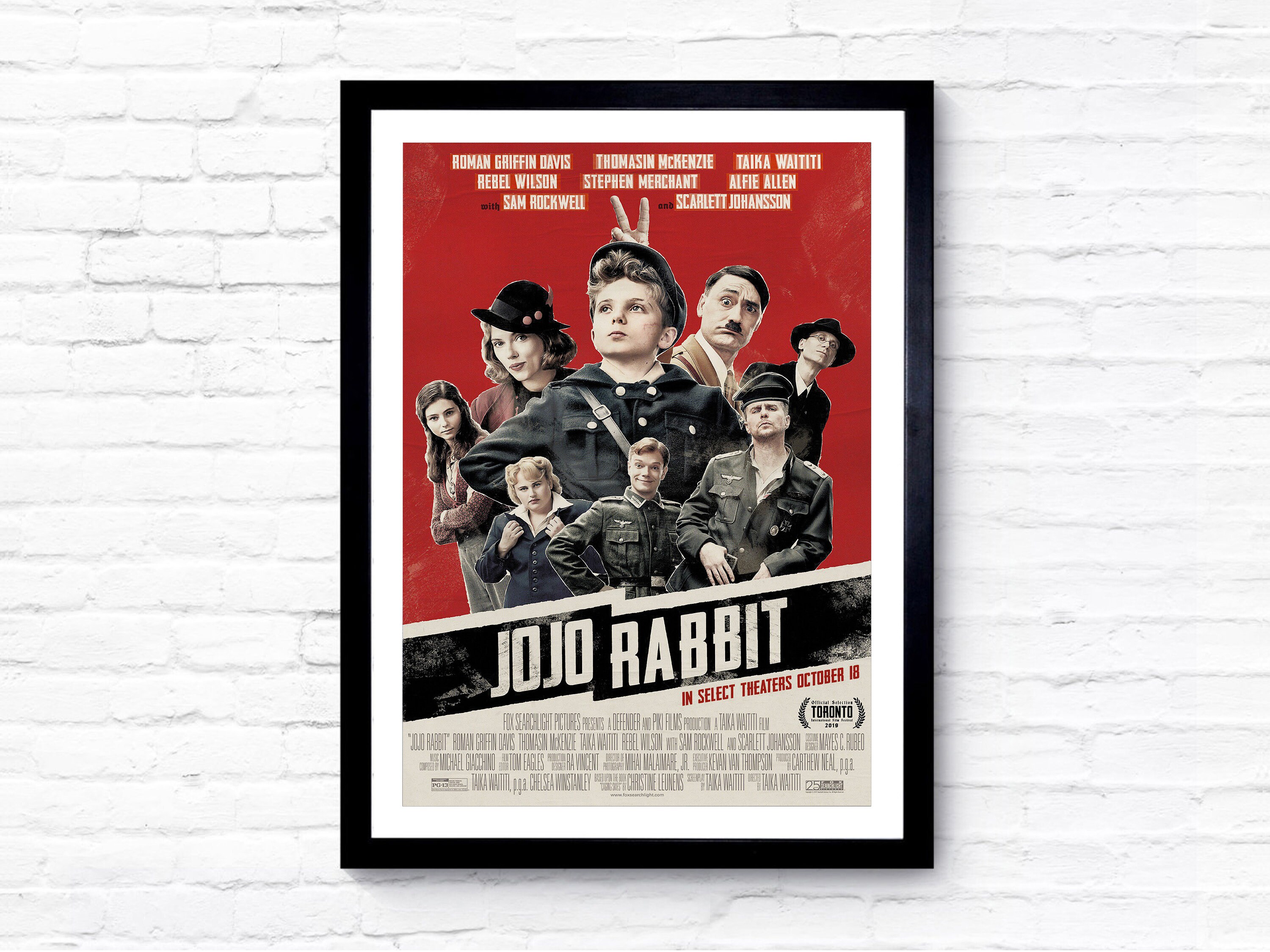 Jojo Rabbit 2019 Movie Poster / Film Poster A1 A2 A3 | Etsy UK