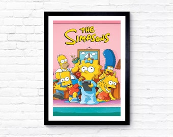 Simpsons Poster | Etsy UK