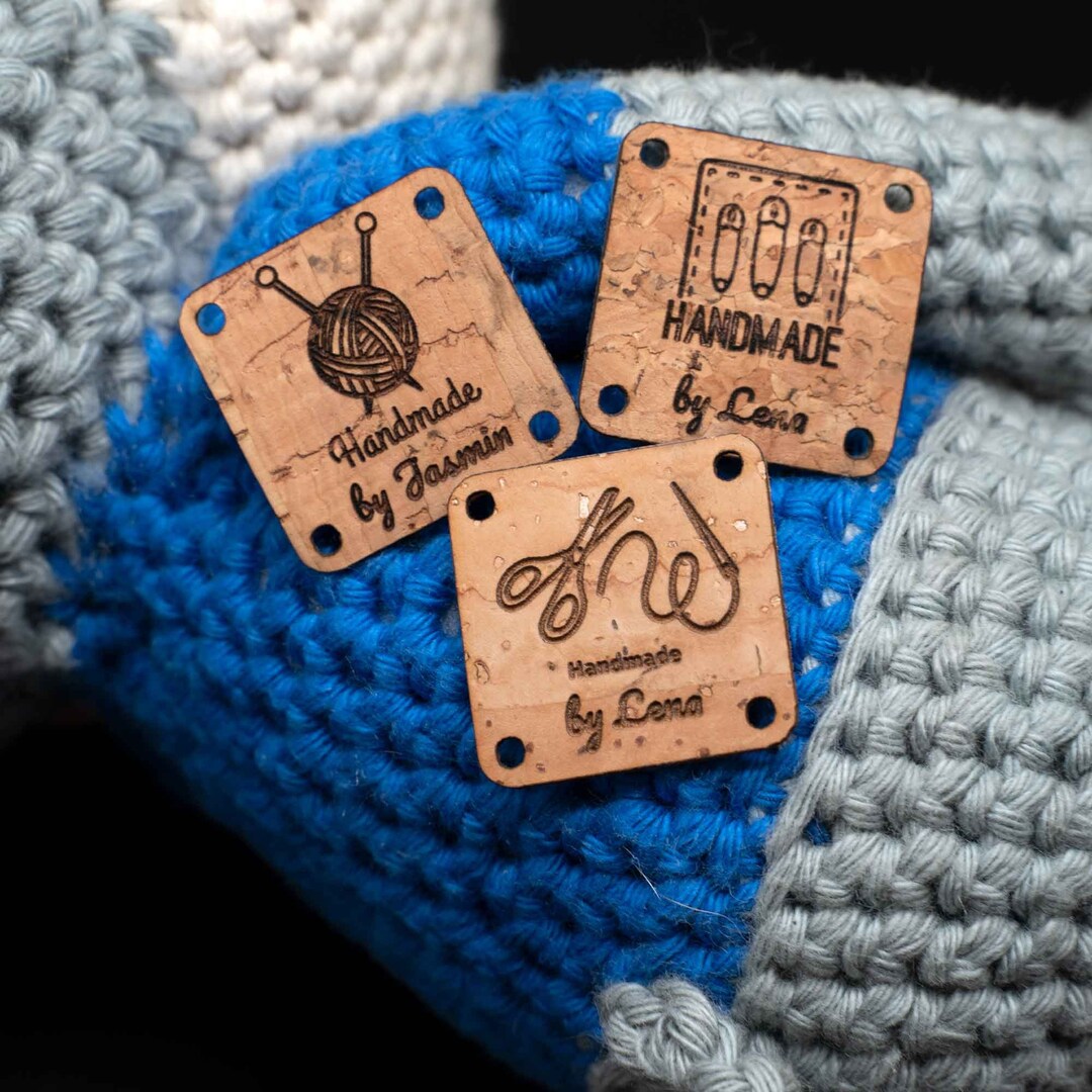 Pack of 25 Customizable Cork Labels for Your Handicrafts / in ...