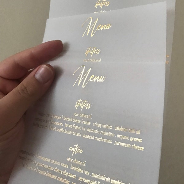 Rsvp With Menu - Etsy