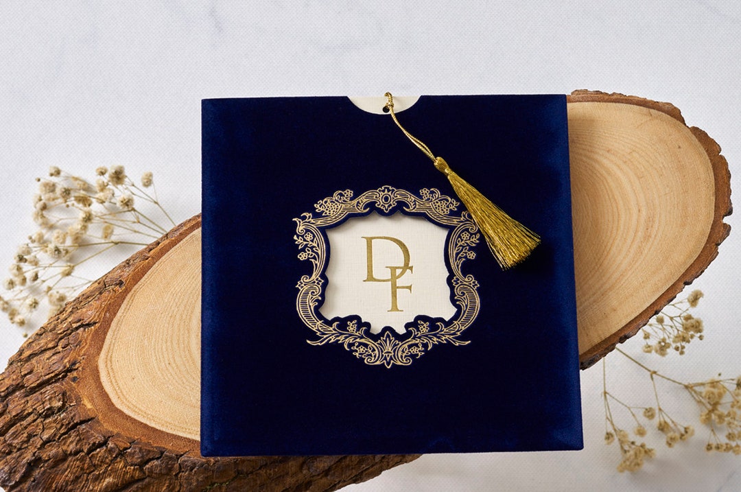 Invitations, Velvet Wedding Invitations, Velvet Sleeve Invitations ...