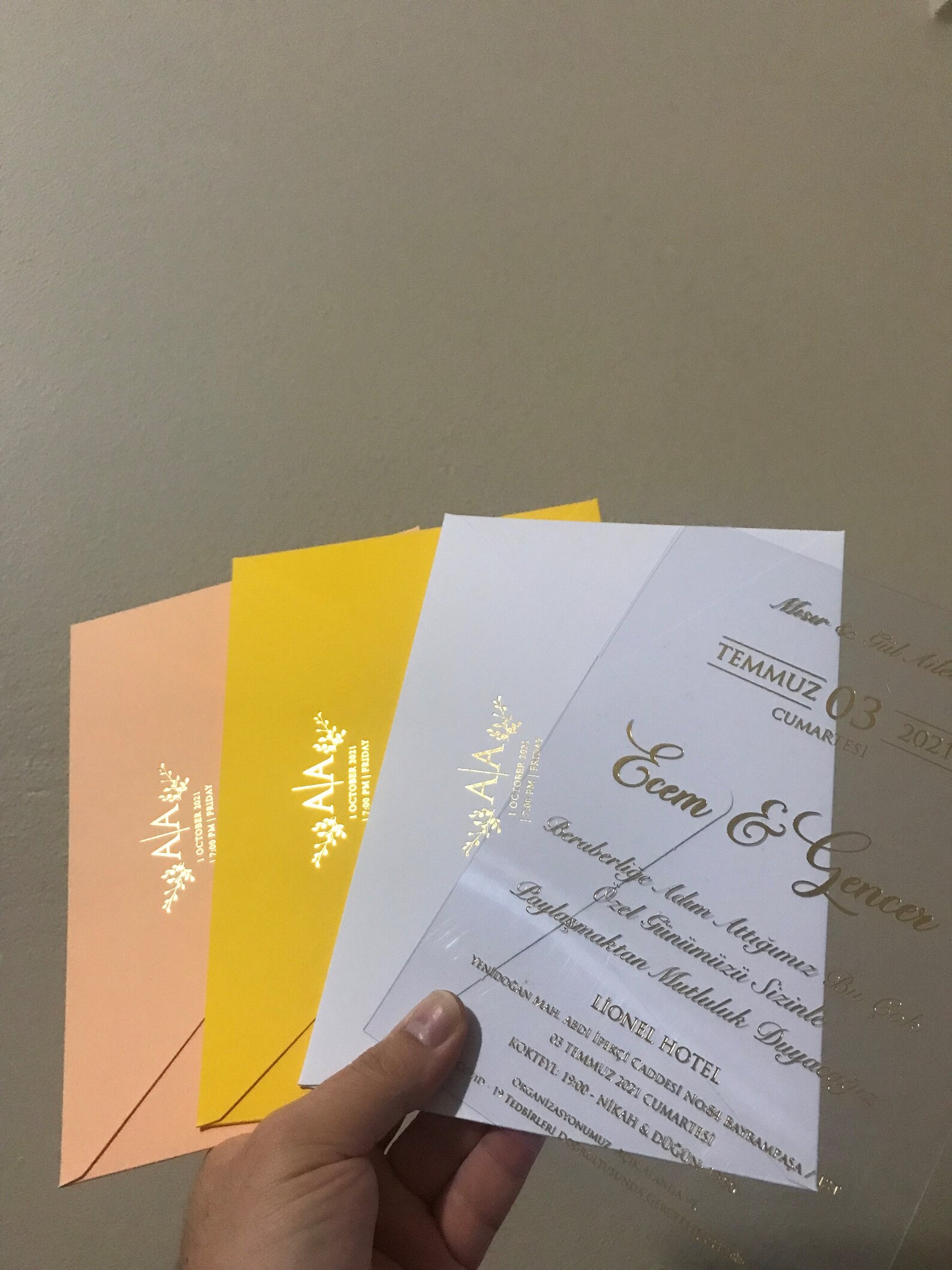 Wedding Invitations Gold Foil Printed Wedding Invitations - Etsy UK