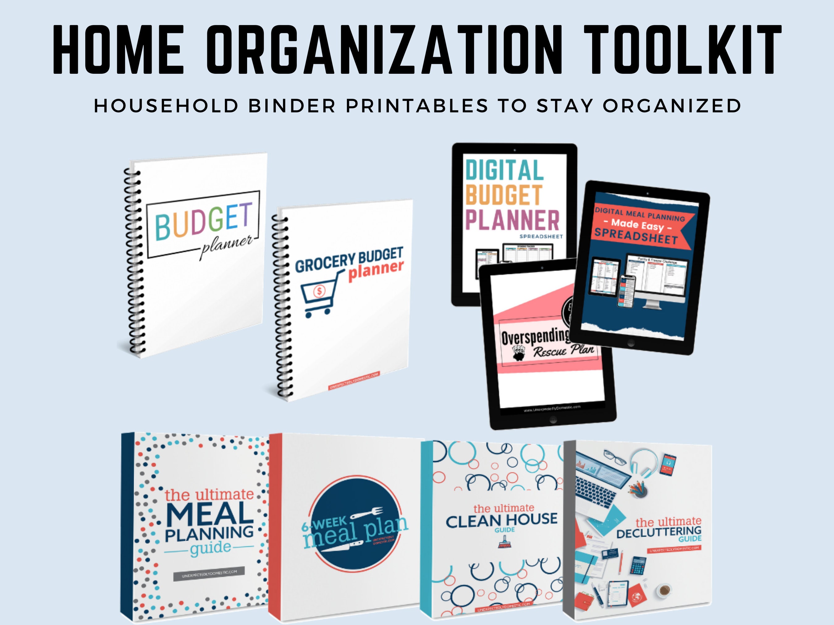 Household Binder Printable Home Organization Binder Home Management ...