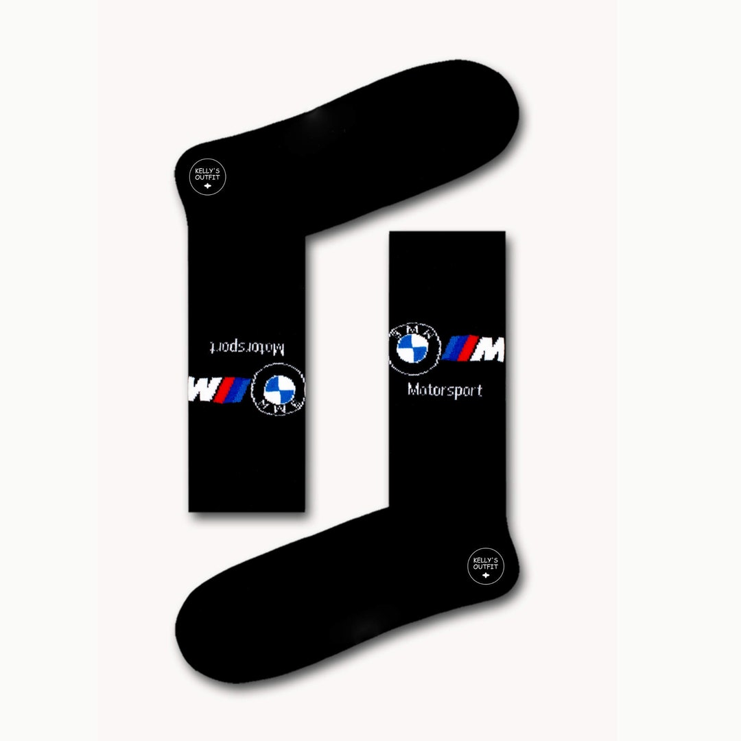 BMW Motorsport Black Men Dress Socks Fun Socks Gift Fun - Etsy