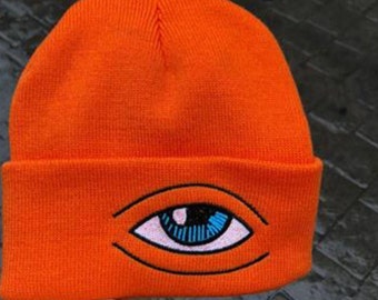Evil Eye Winter Hat - Etsy