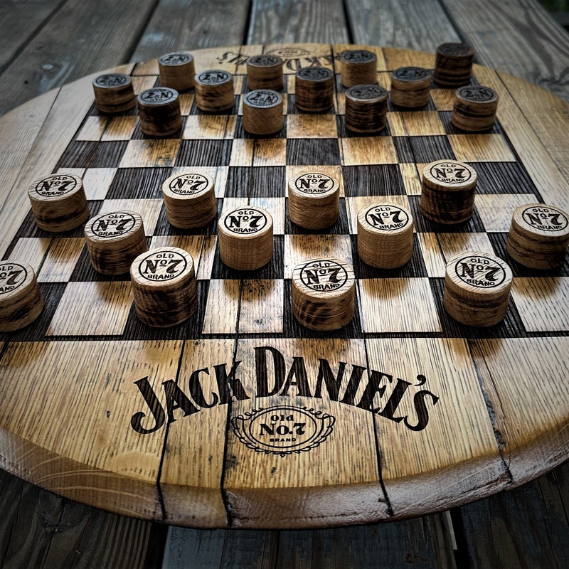 Checkers Game Game Table - Etsy