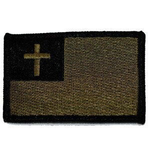 Christian Flag Patches 3x2 Hook Backing - Etsy