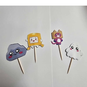 Custom Lankybox Inspired Cake Topper, Lankybox Cake Topper, Lanky Box ...