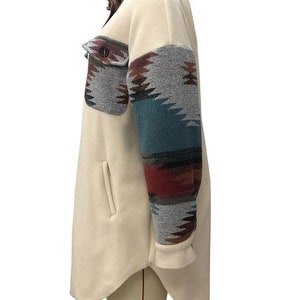 Aztec Tribal Hippies Native Print Shacket Shirt Jacket - Etsy