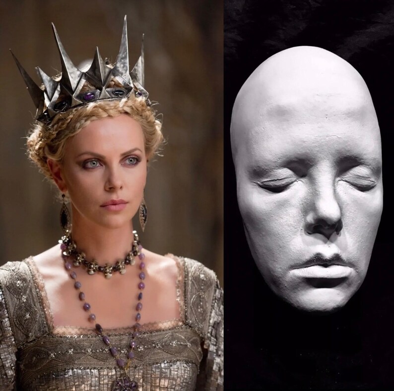 Charlize Theron Life Size Life Cast, Face Cast in White Hydrocal ...