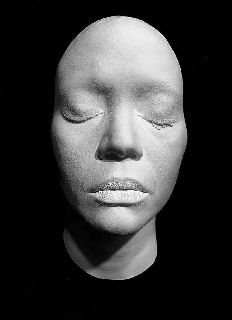 Zoe Saldana Face Cast Life Mask 1:1 Life Size. Neytiri Avatar, Gamora ...