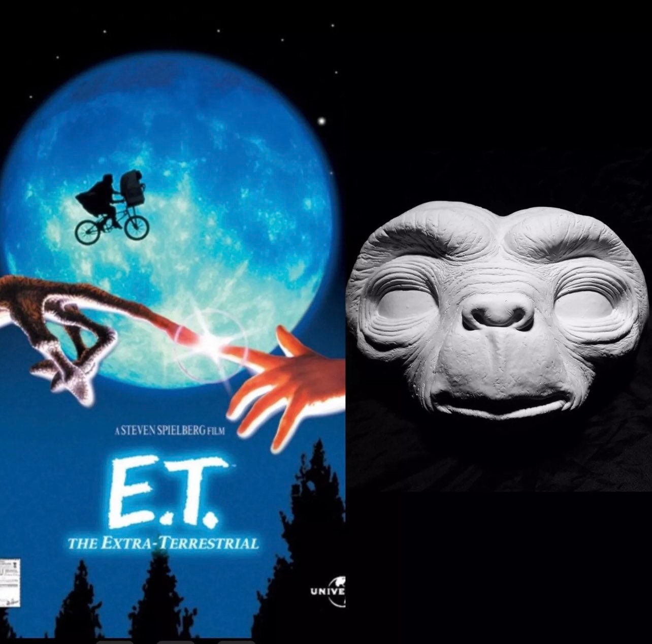 E.T. the Extra Terrestrial Prop,life Size Not a Life Cast in White ...