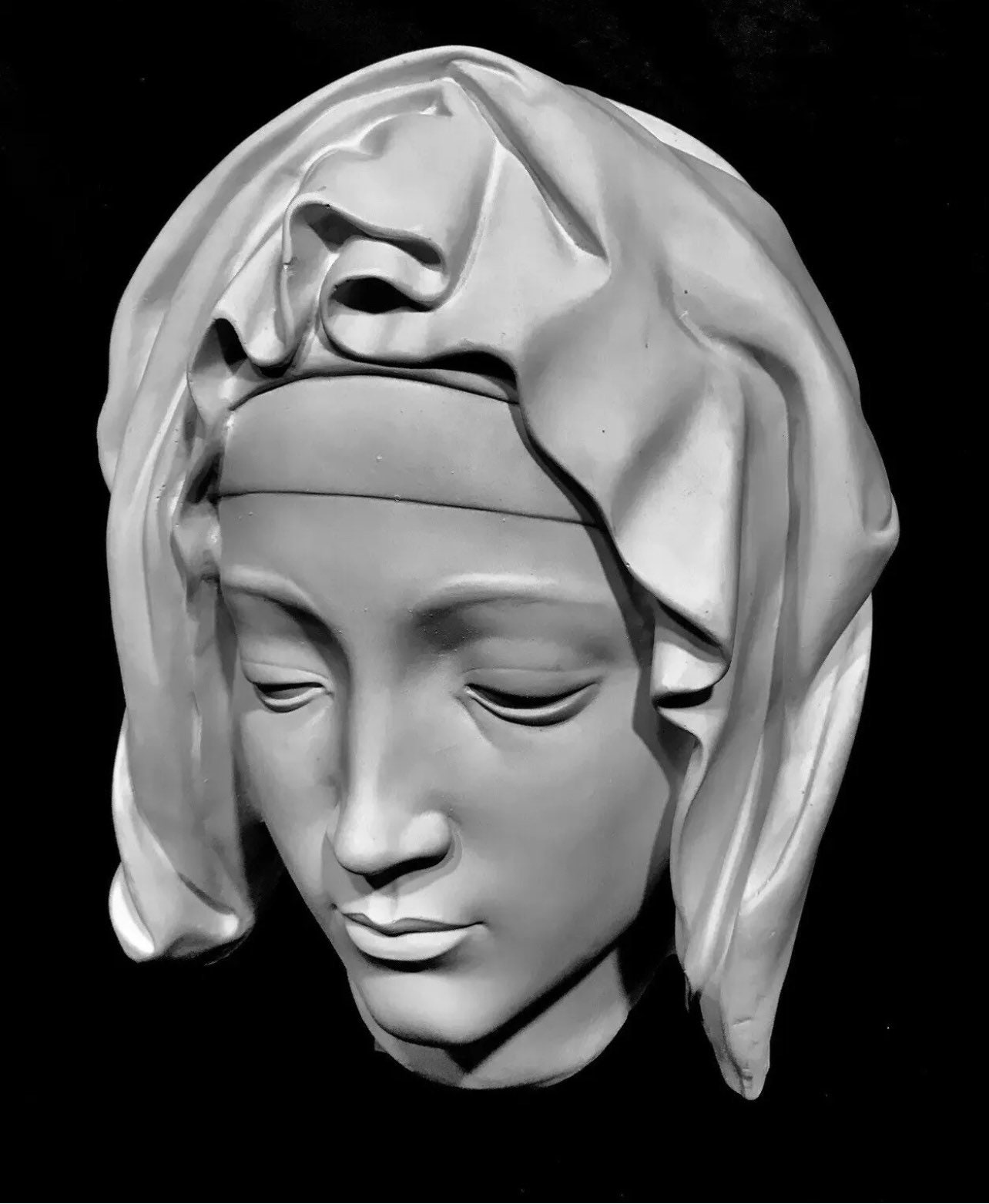 Mother Mary Statue Face