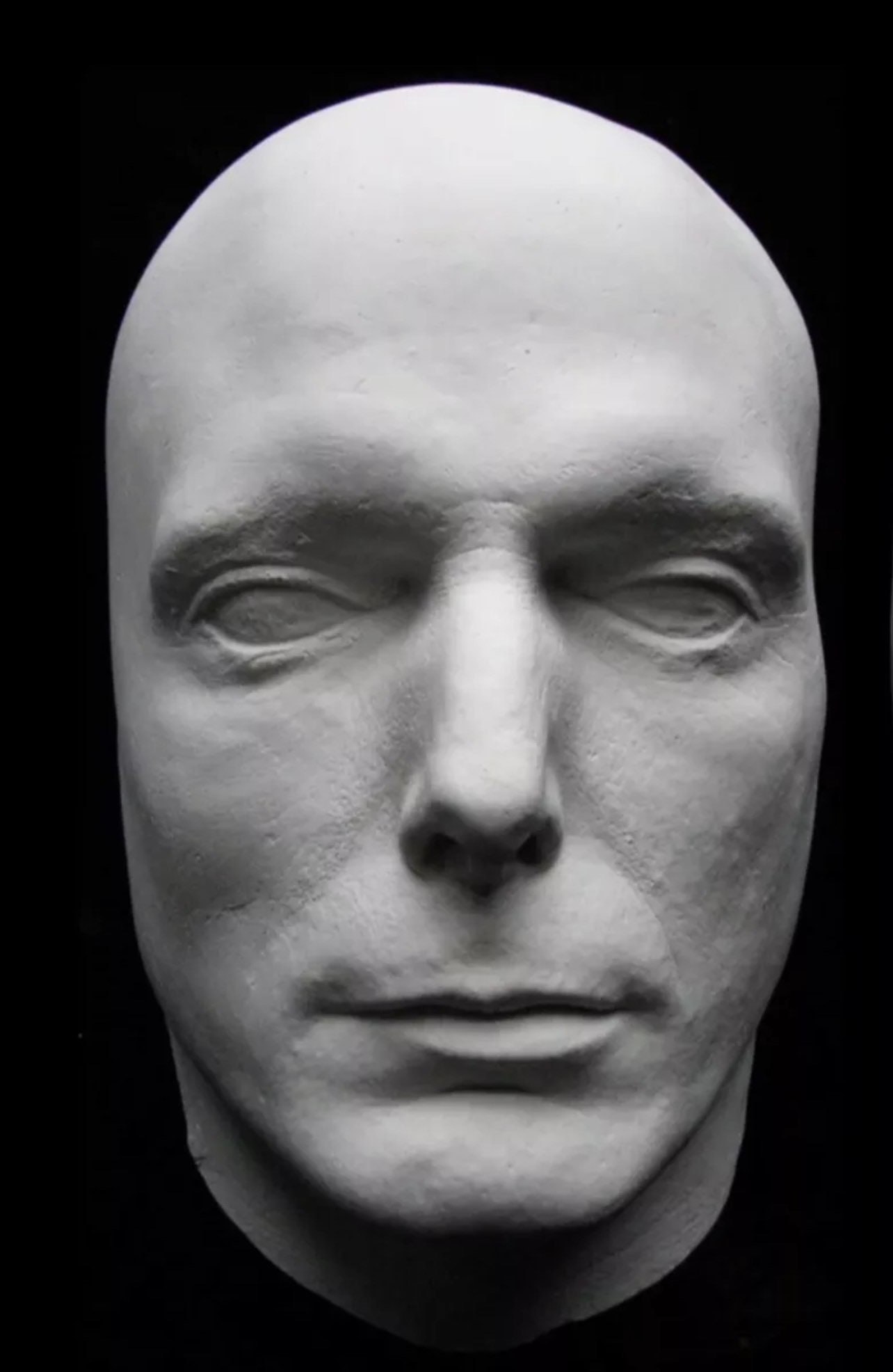 Christopher Reeve Life Face Cast. Life Size Cast in White Hydrocal ...