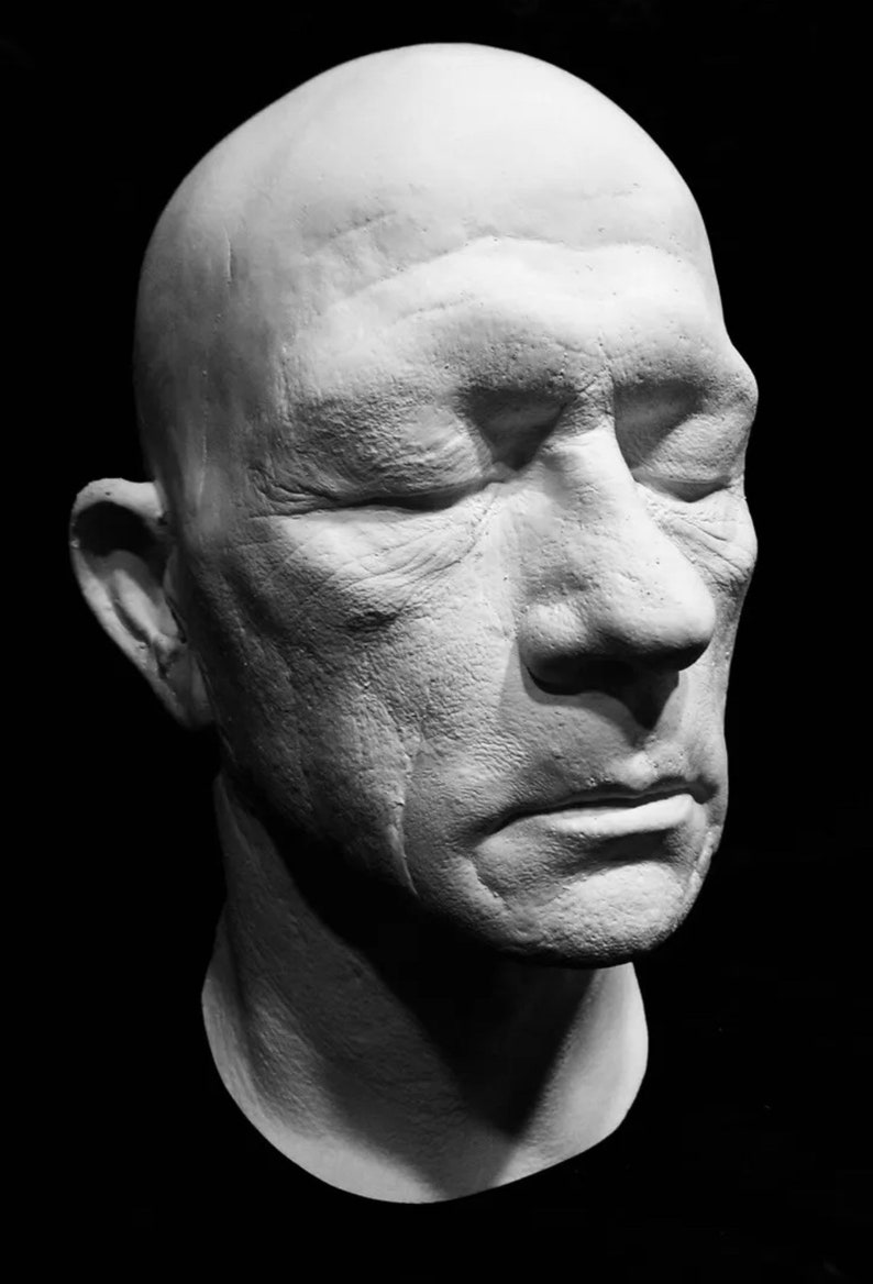 Tommy Lee Jones Life Size Life Cast Face Cast in White Reinforced ...