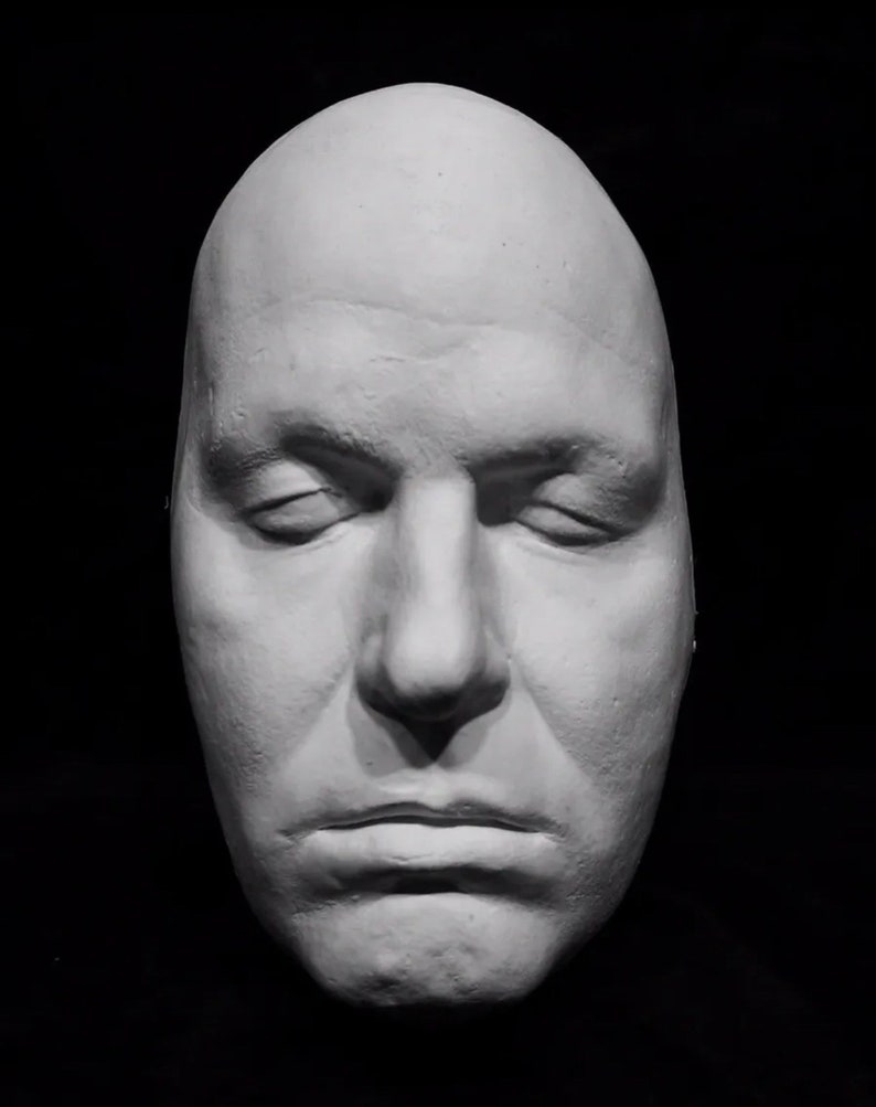 Dan Aykroyd Life Size Life Cast, Face Cast in White Hydrocal Plaster ...