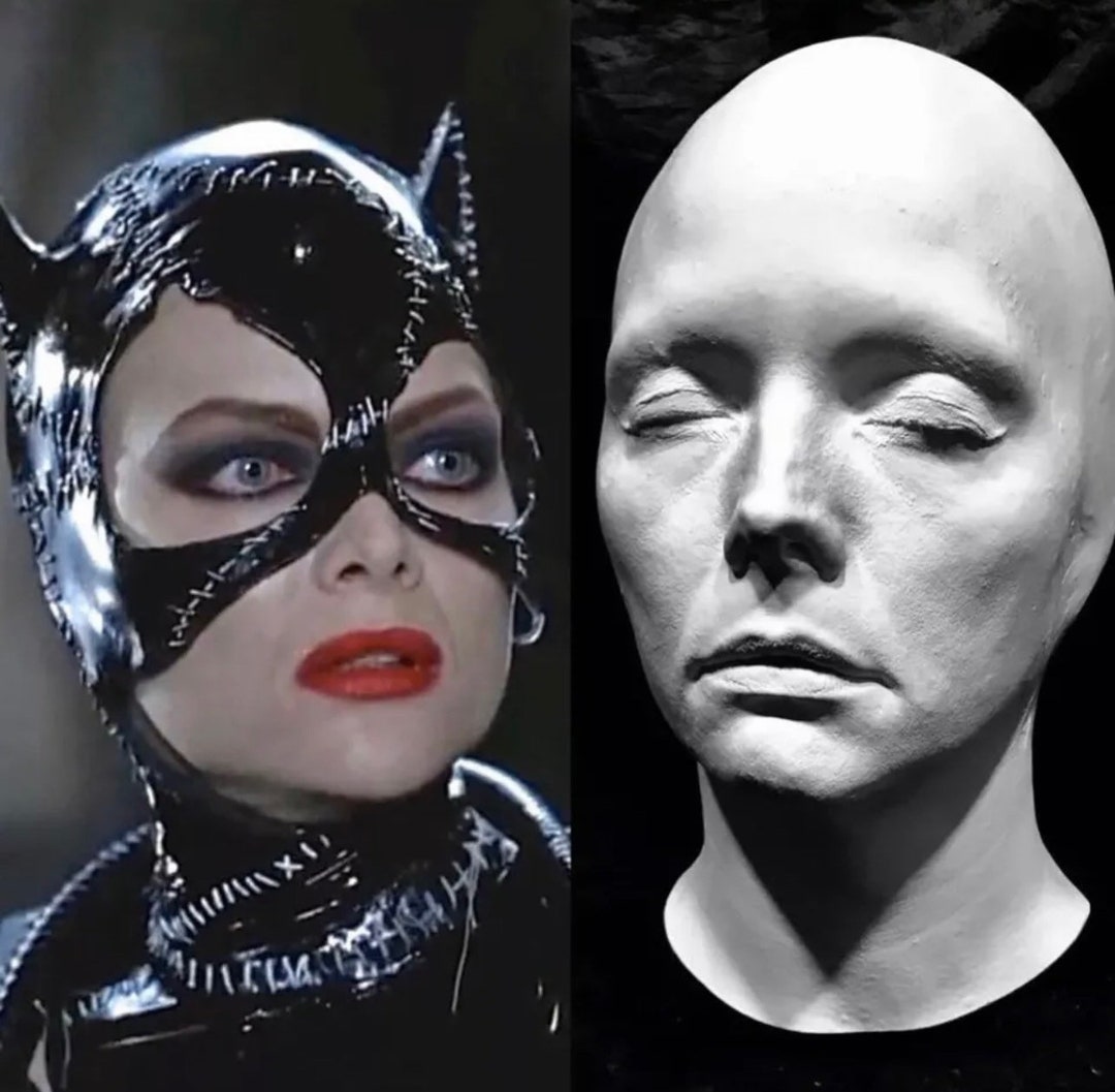 Michelle Pfeiffer Life Cast, Face Cast. Life Size in White Hydrocal ...