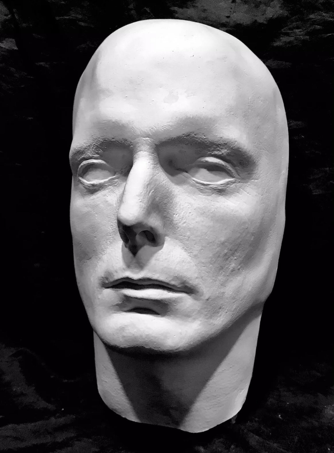 Christopher Reeve Life Face Cast. Life Size Cast in White Hydrocal ...