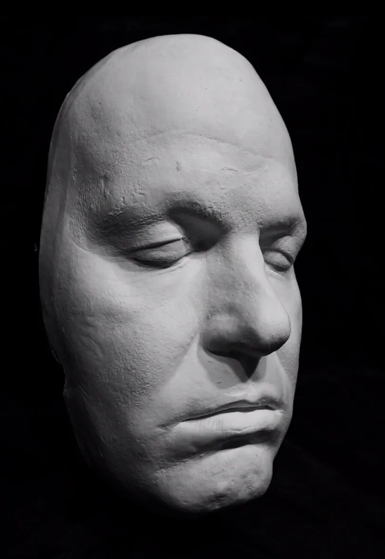 Dan Aykroyd Life Size Life Cast, Face Cast in White Hydrocal Plaster ...