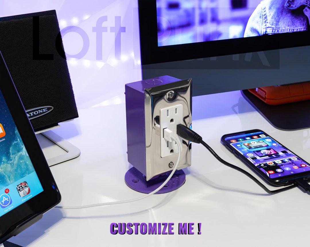 USB Charging Station, Gaming Decor, Industrial Water Pipe, Electrical ...