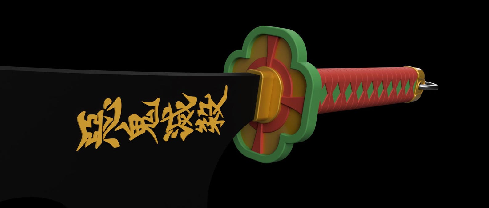 Tengen Uzui Nichirin 3d-model | Demon Slayer | Kimetsu No Yaiba ...