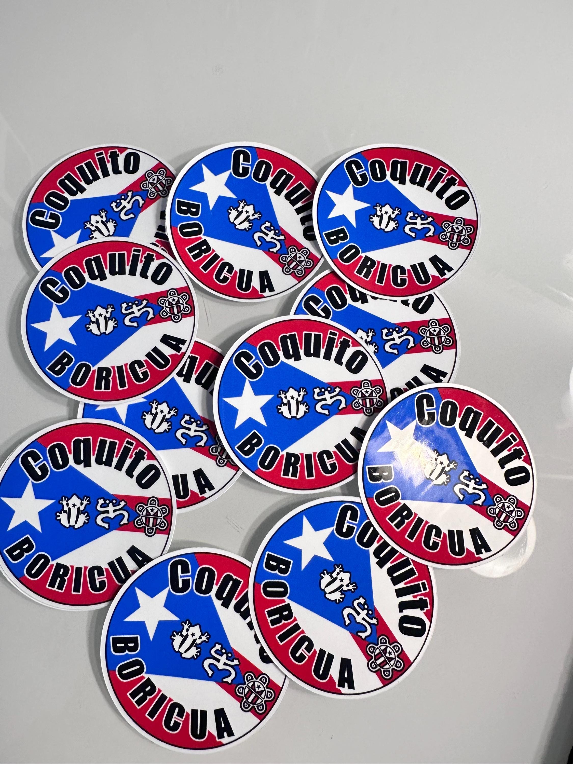 2x2 24 Pack Coquito Boricua Label Stickers - Etsy