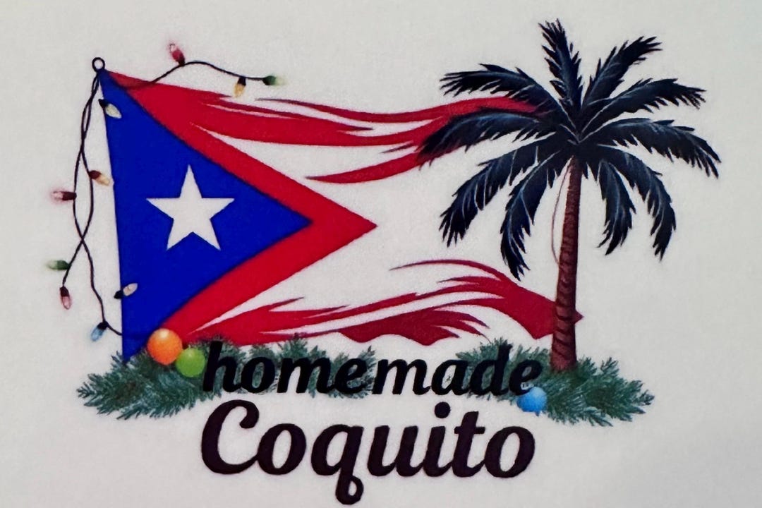 3x2” 16 Pack Coquito Homemade Label Stickers. May Arrive Late Due to ...
