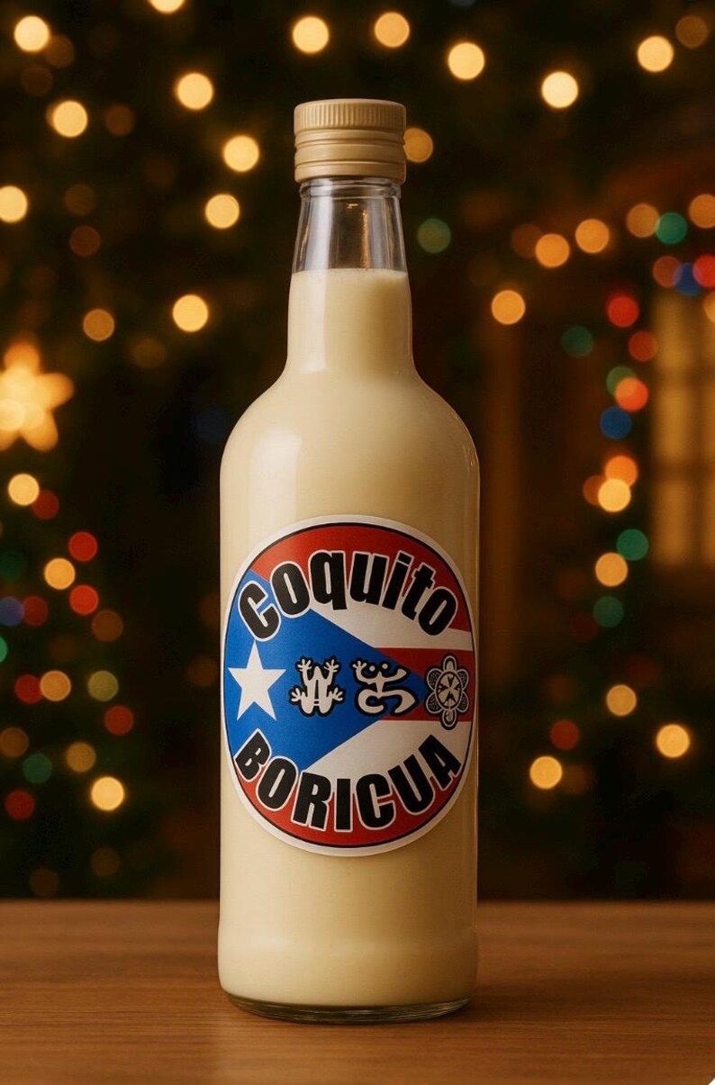 3x3 12 Pack Coquito Boricua Label Stickers - Etsy