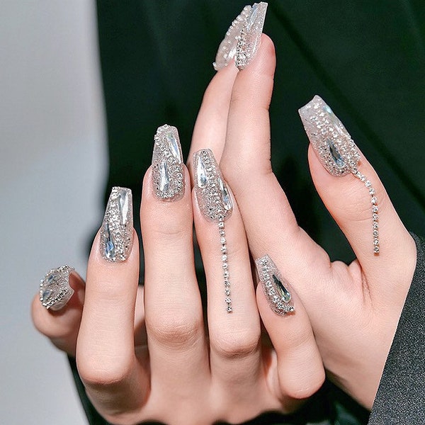 Bling Nails Etsy
