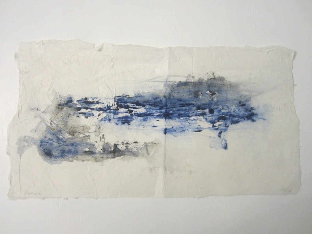 Monotype on Handmade Paper Unique Piece - Etsy