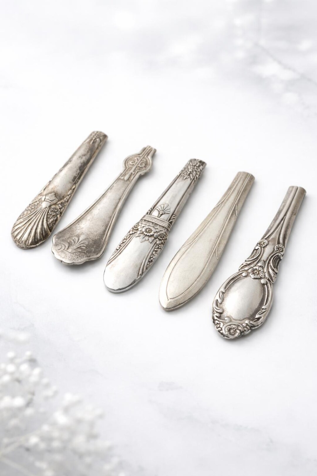 Spoon Handles Ends of Spoons Silver Plated Silverware for DIY - Etsy