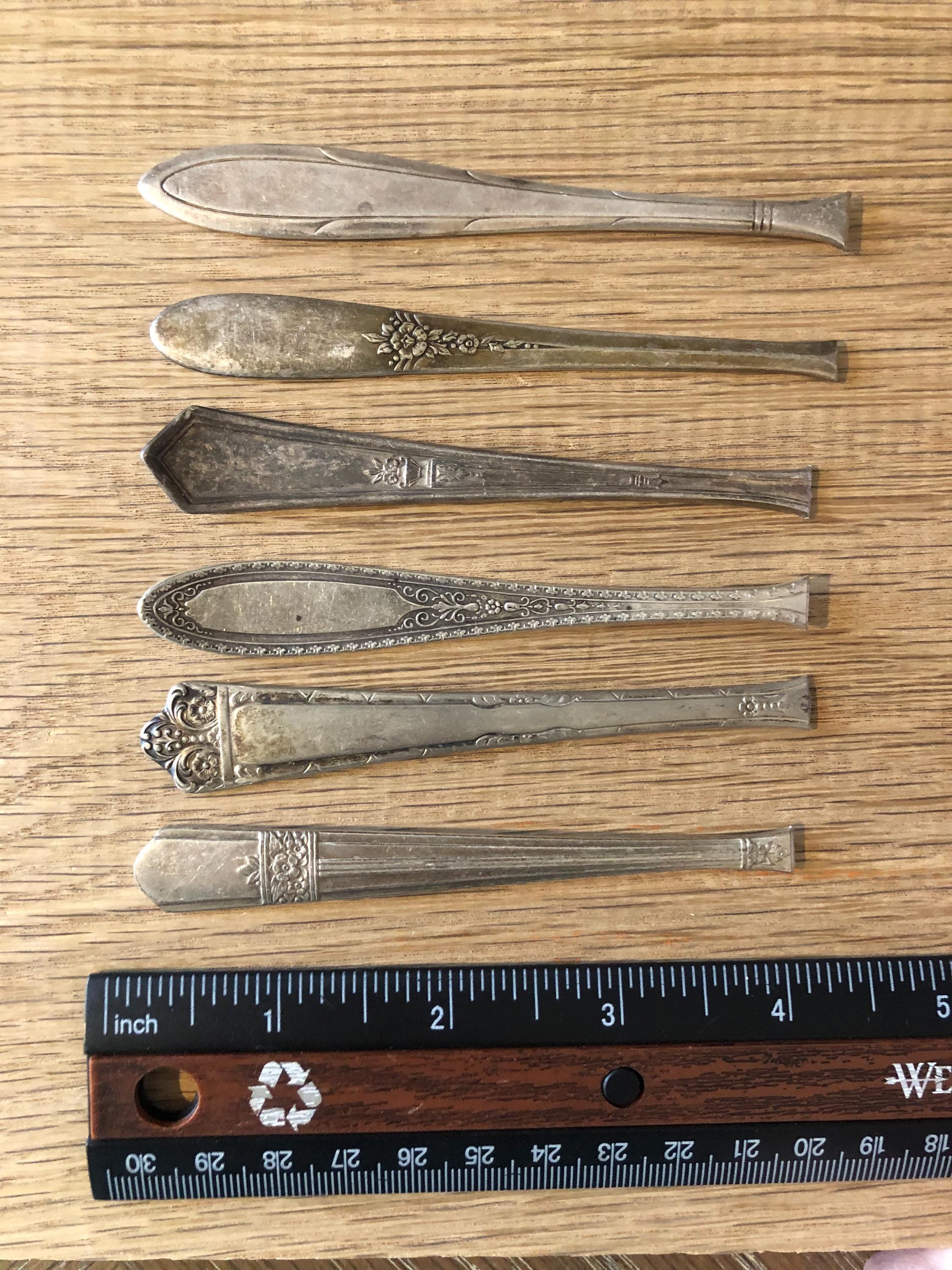 Silver Spoon Handles for Spoon Rings Silverware Spoon Ends Crafting ...