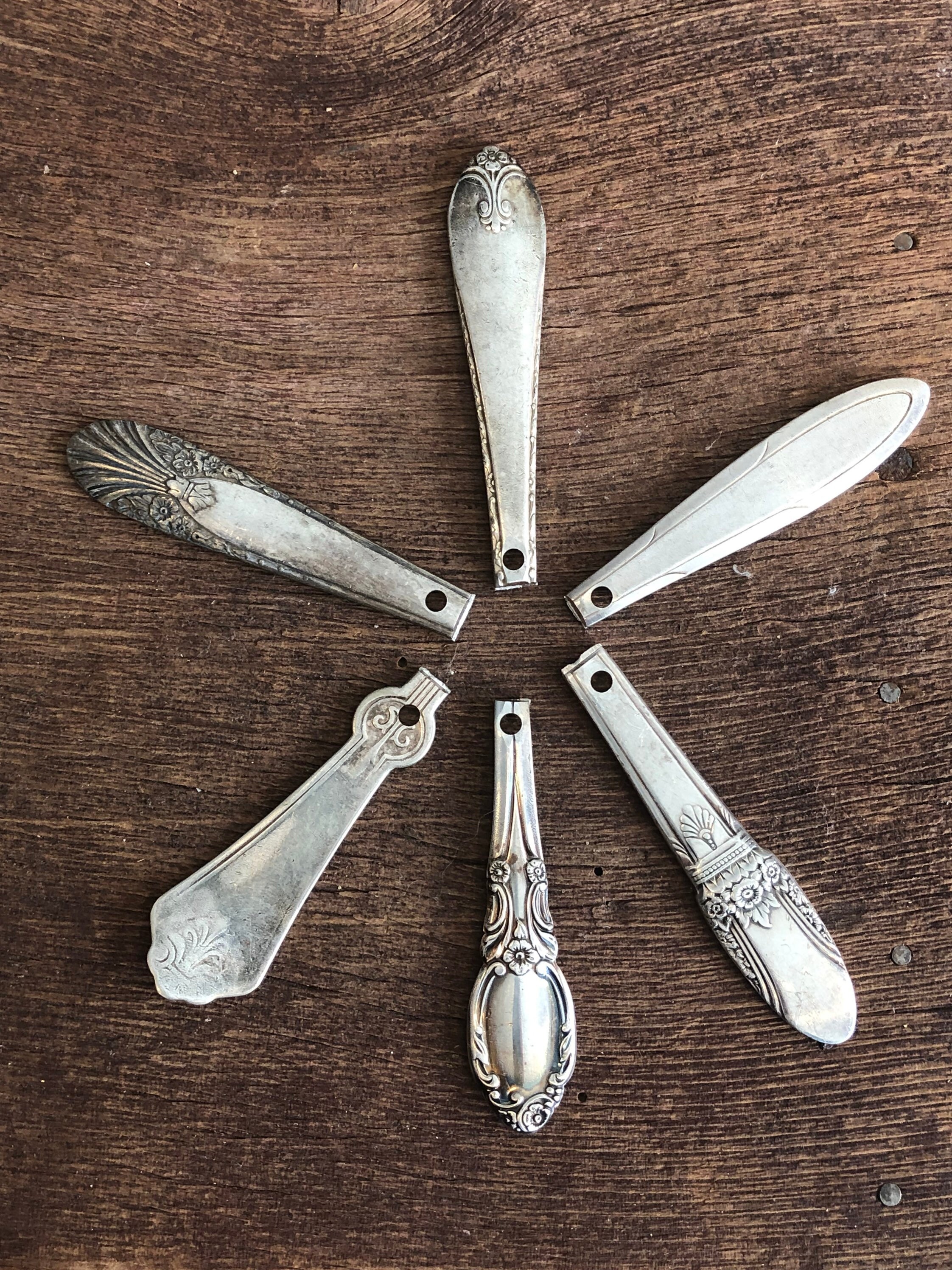 DIY Silverware Handles Spoon Jewelry Vintage Silver Spoons Bulk Spoon ...