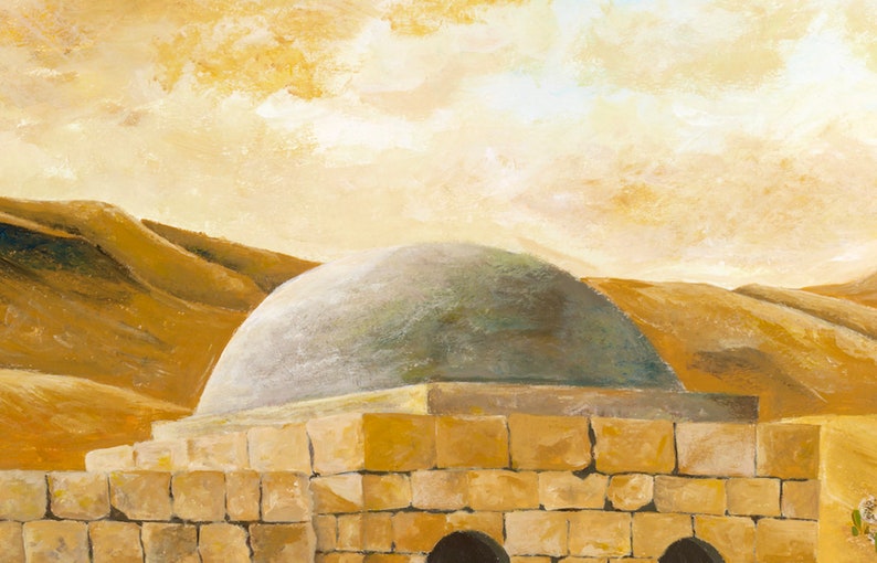 Kever Rochel (ochre) - Giclee Print - Etsy