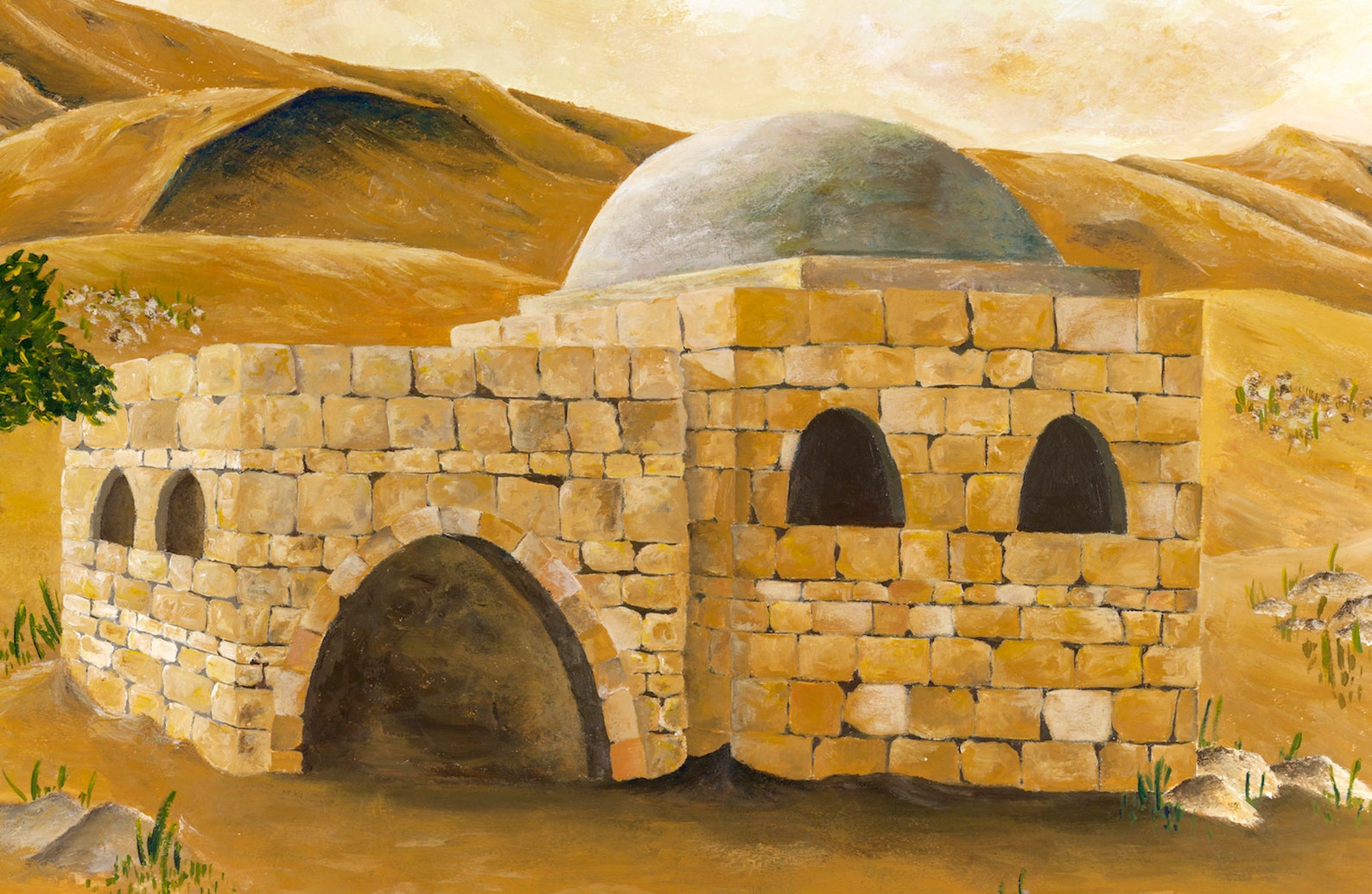 Kever Rochel (ochre) - Giclee Print - Etsy